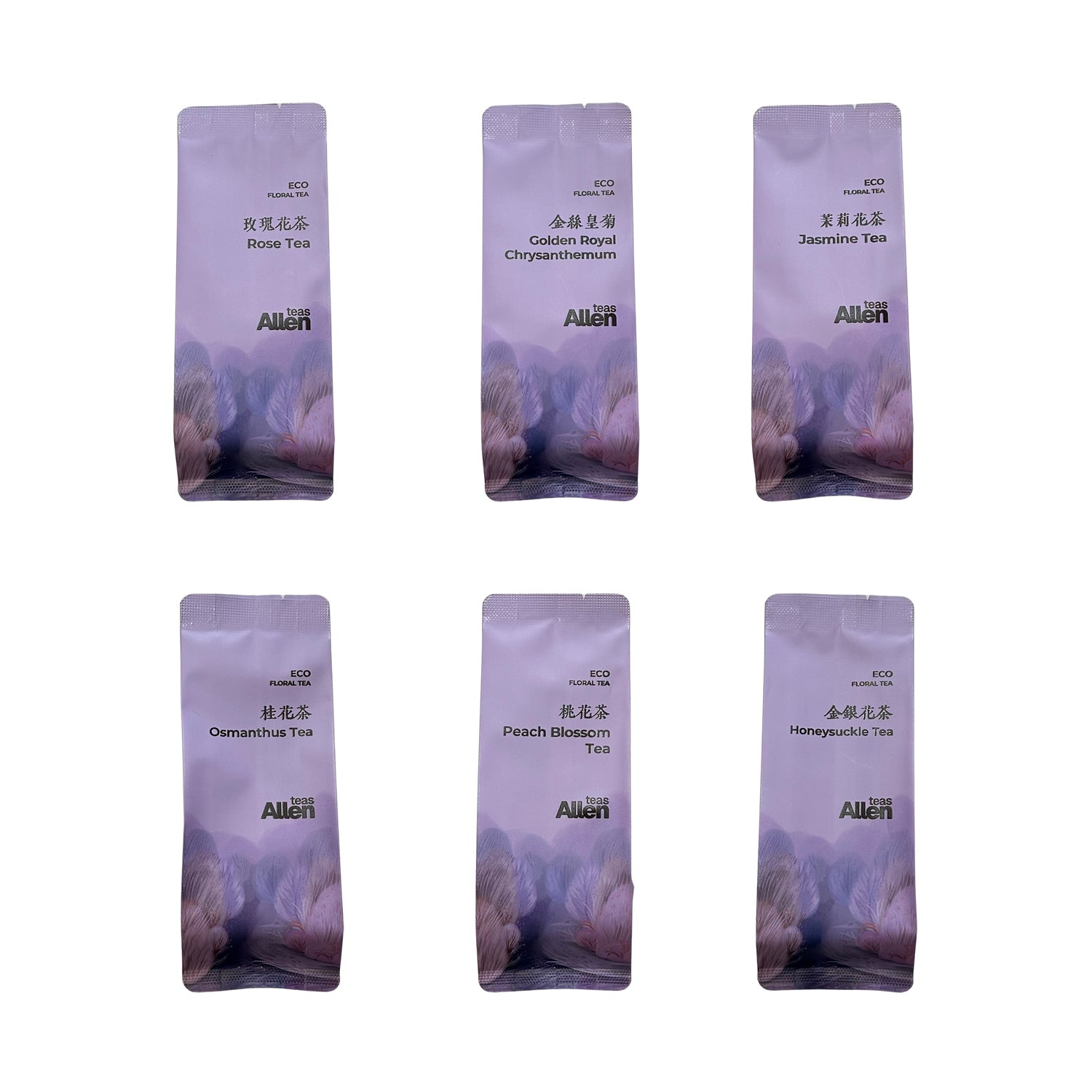 Floral Tea Sampler_Loose Leaf_Chinese Tea_Eco Tea_AllenTeas