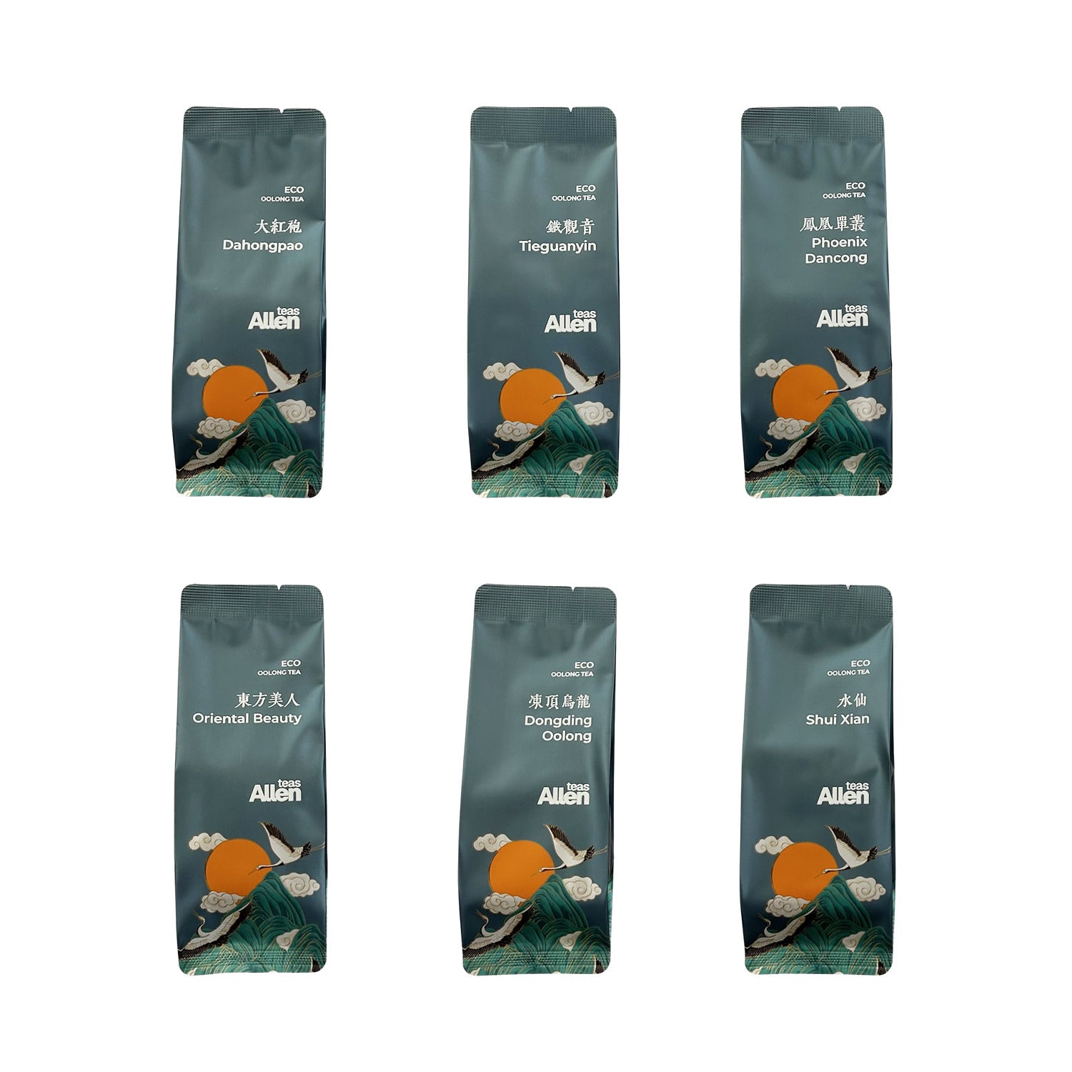 Oolong Tea Sampler_Loose Leaf_Chinese Tea_Eco Tea_AllenTeas