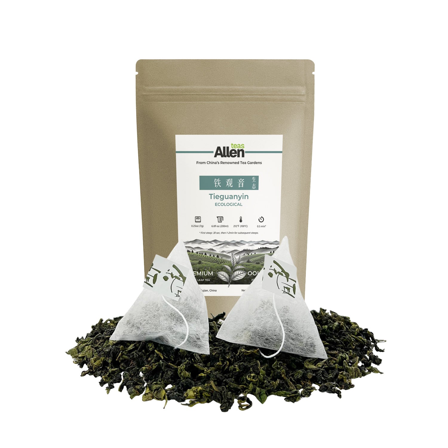 Tieguanyin_Benefits_Loose leaf_Tea Bags_Iron Goddess of Mercy_Oolong ...