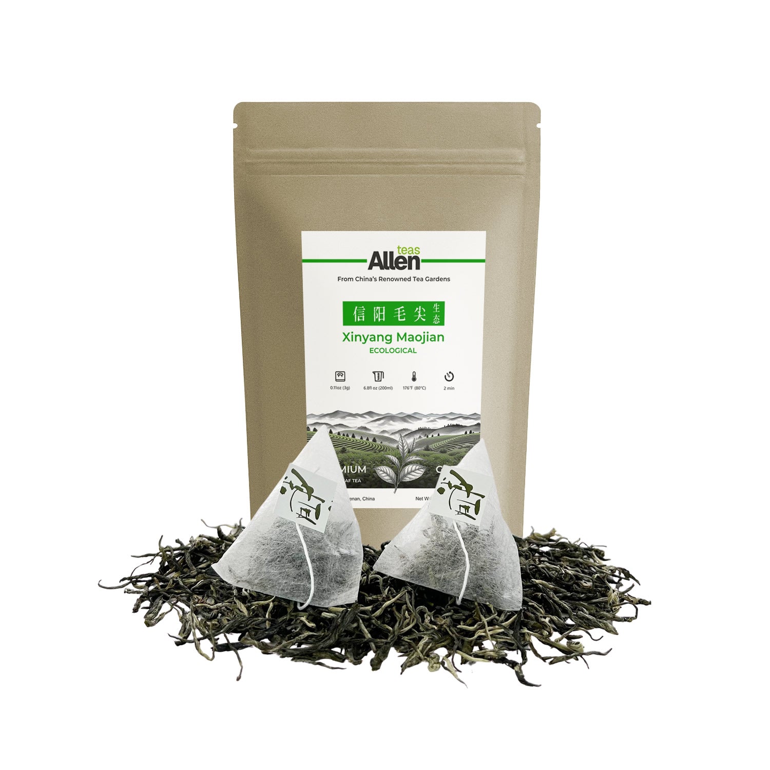 Xinyang Maojian Green Tea_Benefits_Chinese Tea_Eco Tea_Wholesale_AllenTeas