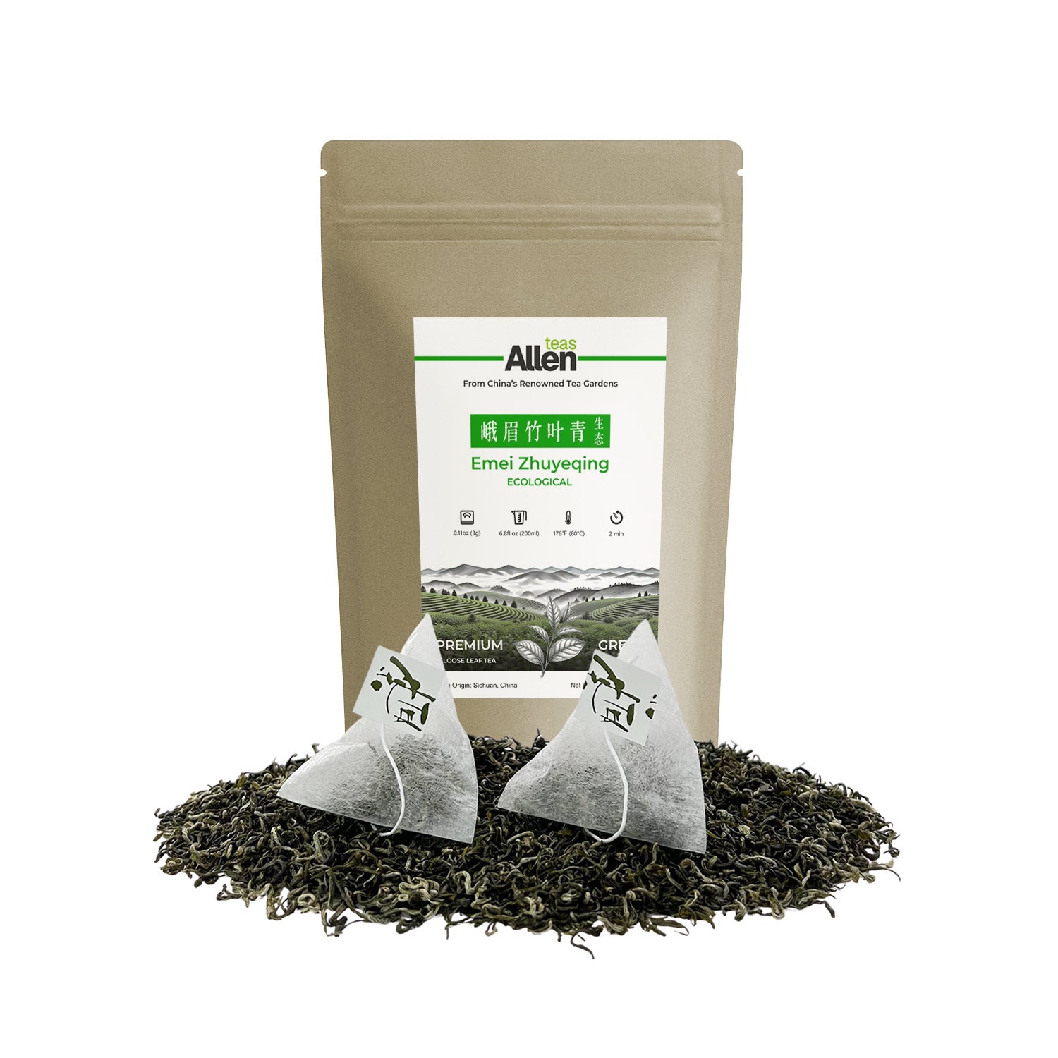 Emei Zhuyeqing_Benefits_Bamboo Leaf Green_Green Tea_Chinese Tea_Eco Tea ...